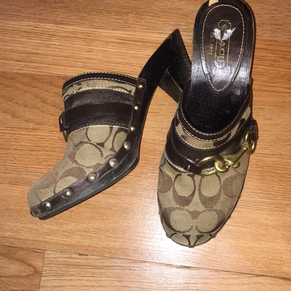 Coach | Shoes | Coach Mules | Poshmark